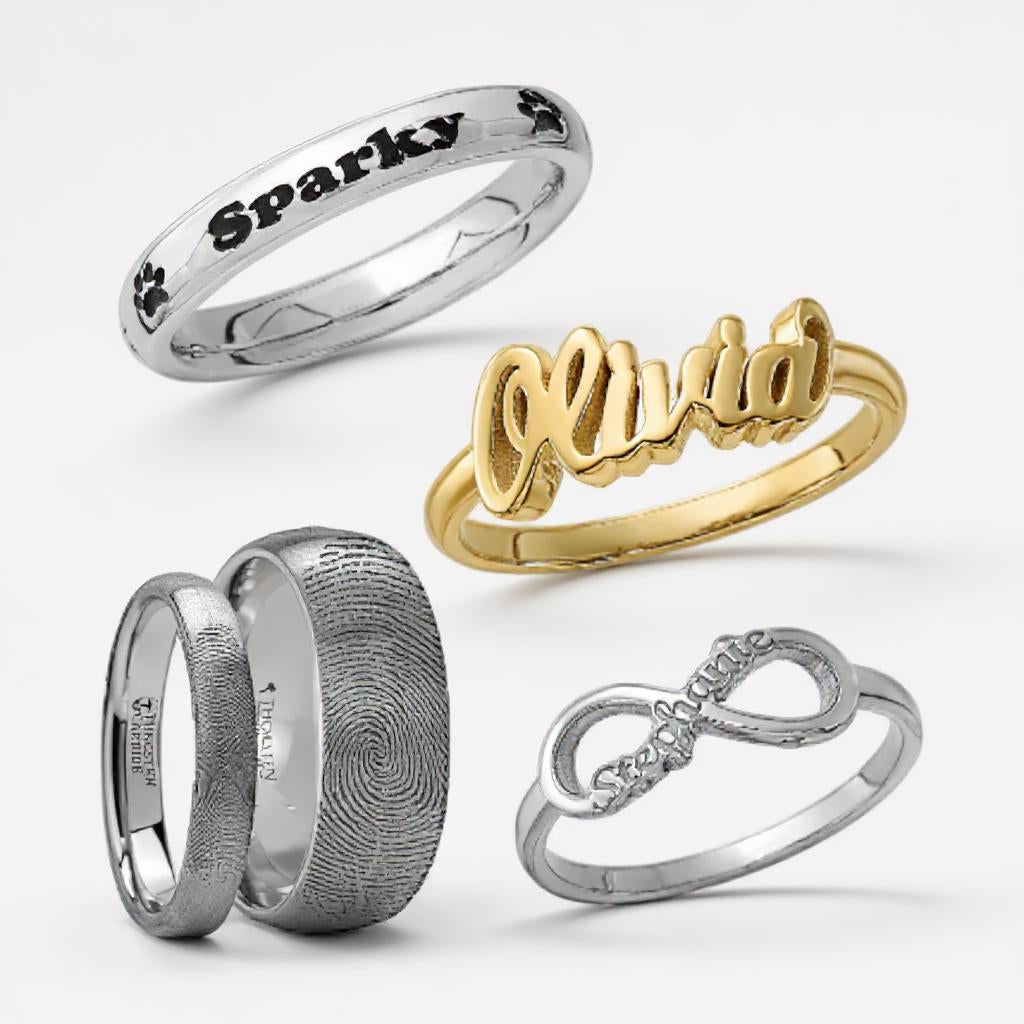 Personalized Rings - Custom Jewelry Gifts